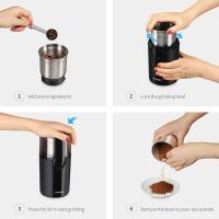 China Fine Powder Electric Nut Grinder Machine 70g Removable For Coffee Bean Nuts Garlic Sasil for sale