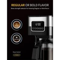 China 900W Drip Coffee Maker Keep Warm Automatic Programmable Coffee Machine 10 12 Cups Tea for sale