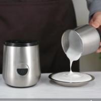 China 2 In 1 Coffee Bean Milk Frother Multi Functional Use 200W Semi Automatic Coffee Machine for sale