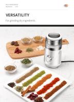 China Timing Knob Coffee Bean Grinder Stainless Steel Automatic Adjustable Burr Grinder for sale