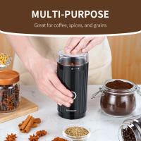 China ABS Easy Clean Coffee Machine Small Commercial Coffee Bean Grinder Machine Appliance ETL for sale