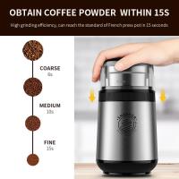 China Herbs Grains Kitchen Espresso Machine Push-lid Stainless Steel Electric Grinding Machine GS for sale