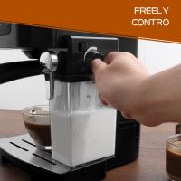 China 1240W Automatic Cappuccino Maker Fast Heating Foaming Milk Frother Espresso Coffee Machines for sale