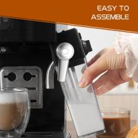China 1240W Automatic Cappuccino Maker Fast Heating Foaming Milk Frother Espresso Coffee Machines for sale