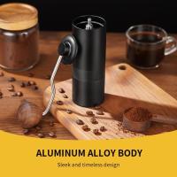 China Burr Small Handheld Mini Hand Coffee Grinder Aluminium Alloy Portable CE for sale