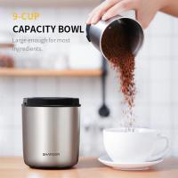 China Corse Fine Custom Coffee Grinder Removable Spice Grinder Stainless Steel for sale