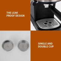 China 1000W Multifunction Coffee Machine Cappuccino Latte Stainless Steel Espresso Coffee Maker for sale