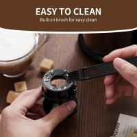 China 150W Burr Coffee Grinder ABS Adjustable 2-12 Cups 14 Setting Electrical Coffee Machine UL for sale