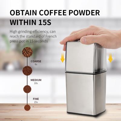 China Silver Espresso Rechargeable Coffee Grinder Wet And Dry Portable for sale