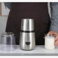 China 2 In 1 Custom Coffee Grinder And Milk Frother 2 In 1 Semi Automatic Cold Milk for sale