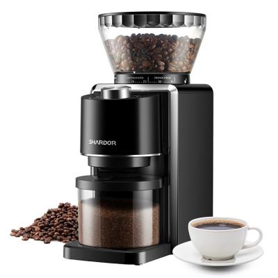 China Adjustable SHARDOR Anti Static Burr Coffee Grinder 2-12 Cup Bean Electric for sale