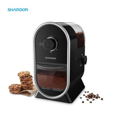 China 150W Burr Coffee Grinder ABS Adjustable 2-12 Cups 14 Setting Electrical Coffee Machine UL for sale