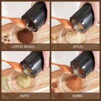 China Portable Battery Automatic Coffee Grinder No Large Particles , The Uniformity Is Up To 80% for sale