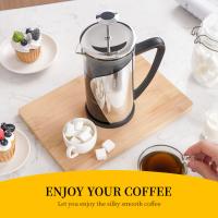 China BPA Free Electric French Press Coffee Maker Stainless Steel ABS 2 Layer Filter 1000ml for sale
