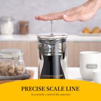 China BPA Free Electric French Press Coffee Maker Stainless Steel ABS 2 Layer Filter 1000ml for sale