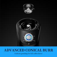 China 12 Cups Conical Burr Coffee Grinder 14 Grinding Setting Professional for sale