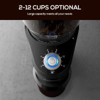 China 14 Adjustable Conical Burr Coffee Grinder Espresso Extensive Grind Settings for sale