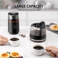 China Nuts Mini Electric Coffee Grinder Mill 70g Coffee Bean For Homeuse for sale