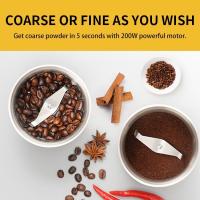 China SS304 Blade Coffee Grinder Portable Electric 200W High Performance Grinder for sale