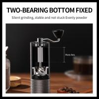 China Quiet Conical Burr Manual Coffee Grinder Aluminium Alloy Stainless Steel 25g Carry Easily for sale
