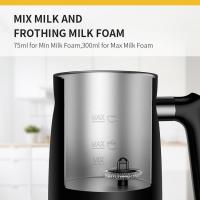 China 4 In 1 Commercial Automatic Milk Steamer Latte Stainless Steel Electric Milk Frother for sale