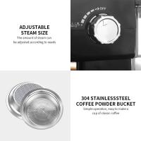 China 1.25L Removable Battery Powered Coffee Machine Pressure Gauge Milk Frother Steamer Machine for sale