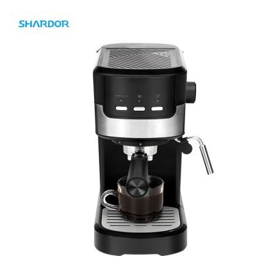 China Universal Multi Pod Coffee Machine 2 Shot 1.25L 15 Bar Detachable Transparent Water Tank for sale