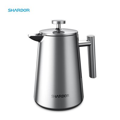 China 1000ml/34oz Vacuum Pot Coffee Maker Keep Warm Tea Maker French Press LFGB for sale