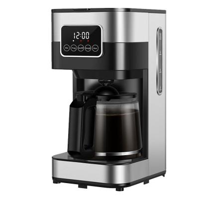 China OEM Touch Screen Auto Drip Coffee Machine 10 Cup Programmable With Glass Carafe for sale