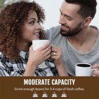 China Small Portable Stainless Steel Coffee Bean Grinder 304 Uniform And Rapid Grinding for sale