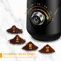 China Capacity 70g Burr Mill Grinder 63 Db Noise Timing Knob Portable Burr Coffee Grinder for sale