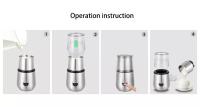 China 50g 100g Custom Coffee Grinder , Removeable 2 Cups Grinders Milk Frother for sale