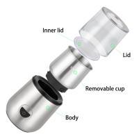 China 2 in 1 Detachable Custom Coffee Grinder SUS 304 Whisk Milk Foam Grind Milk Frother for sale