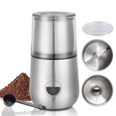China 2 in 1 Detachable Custom Coffee Grinder SUS 304 Whisk Milk Foam Grind Milk Frother for sale
