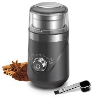 China Mini Bean Custom Coffee Grinder Coarse or Fine Removable Cup Electric Burr Mill for sale
