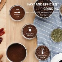 China ODM Small Electric Coffee Bean Grinder ETL UL Mini Electric Coffee Maker 2 Removeable Cups for sale