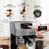 China OEM ODM Multifunction Coffee Machine One Touch 1450W Cappuccino Coffee Espresso Machines for sale