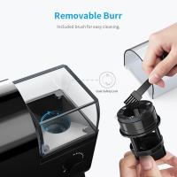 China Mini Black Burr Coffee Grinder 100W Coffee Grinding Machine For Home for sale
