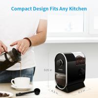 China Mini Black Burr Coffee Grinder 100W Coffee Grinding Machine For Home for sale