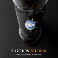 China Touchscreen Professional Burr Grinder LED Light Automatic With Removable Bean Hopper for sale
