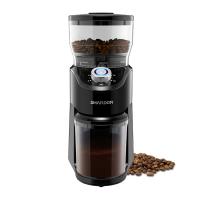 China 220 Volt Shardor Conical Burr Coffee Grinder 150W Stainless Steel with LED Light for sale