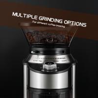 China Small Conical Burr Coffee Grinder Adjustable 19 Setting Espresso Commercial Coffee Makers for sale
