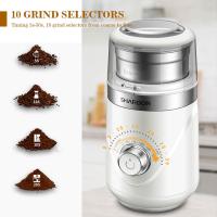 China 150W Electric Coffee Bean Grinder SS304 70g Automatic Espresso Grinder for sale