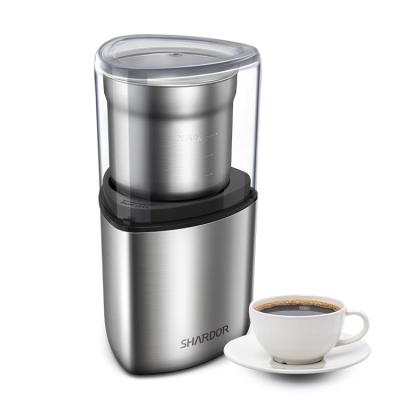 China Nuts Professional Custom Coffee Grinder Machine Electric 200W Stainless Steel for sale
