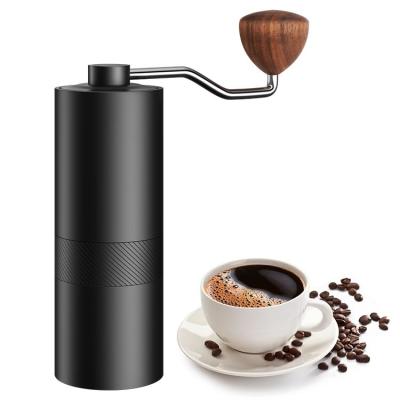 China Burr Espresso Stainless Steel Manual Coffee Grinder Precise Portable DIY Logo for sale