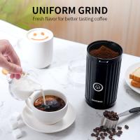 China Portable Battery Operated Coffee Bean Grinder 200W Self Grinding Espresso Machine for sale