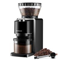 China 2 - 12 Cup Anti Static Home Burr Coffee Grinder Safety Lock Adjustable Blue LED Light for sale