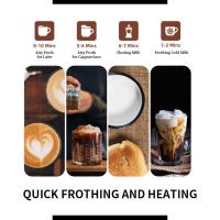China Detachable Espresso Milk Frother Cold And Heated Intelligent Automatic for sale