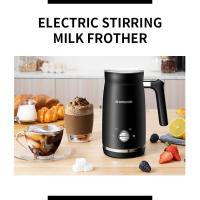 China Stainless Steel Espresso Milk Frother Household Cappuccino Latte Electric Chocolate Mixer for sale