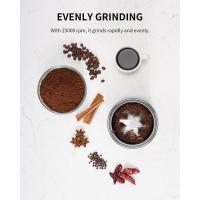China Adjustable Timing Knob Electric Coffee Grinder One Button Start For Coarse Fine Powder for sale